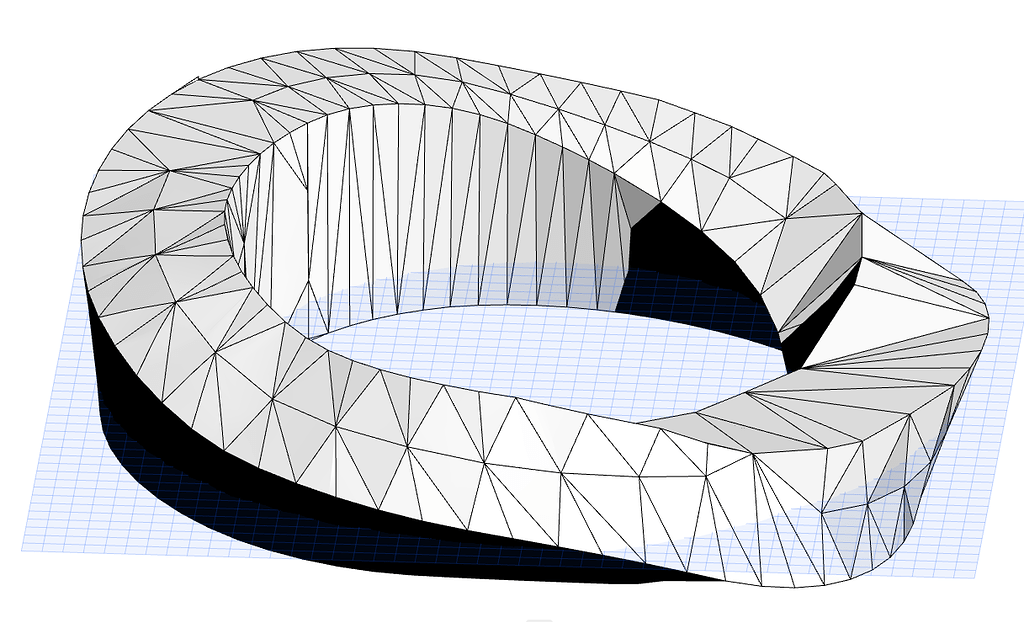 Mobius strip building with regulated height and smooth facade ...