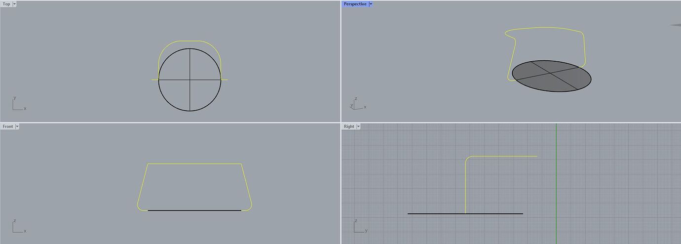 Extrude curve for tubular shape issue - Rhino for Windows - McNeel Forum