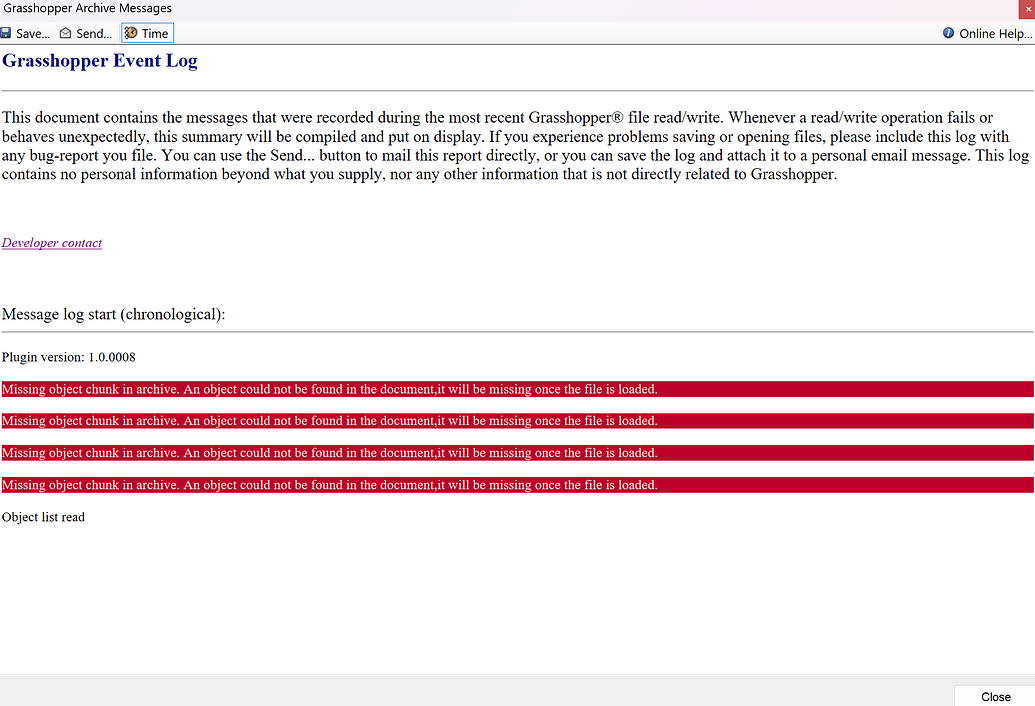 Missing Chunk Error Message All My Python Nodes Are Missing