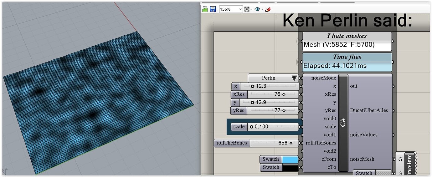 Perlin Noise Implementation in grasshopper - Grasshopper - McNeel Forum