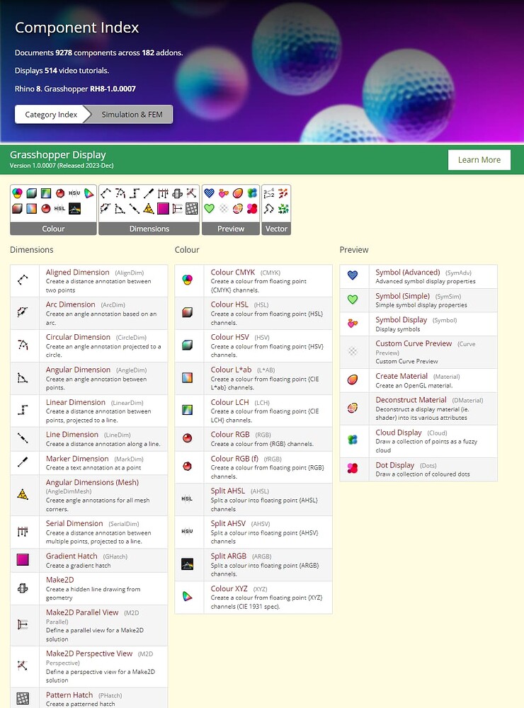 Announcement: Neat category system for the Grasshopper Docs Site ...