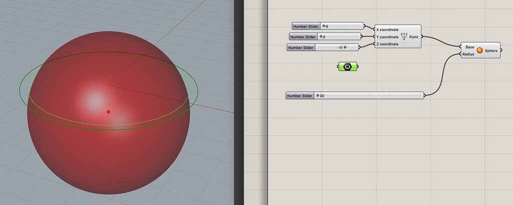 Radius-adapting sphere through circle in grasshopper - Grasshopper - McNeel Forum