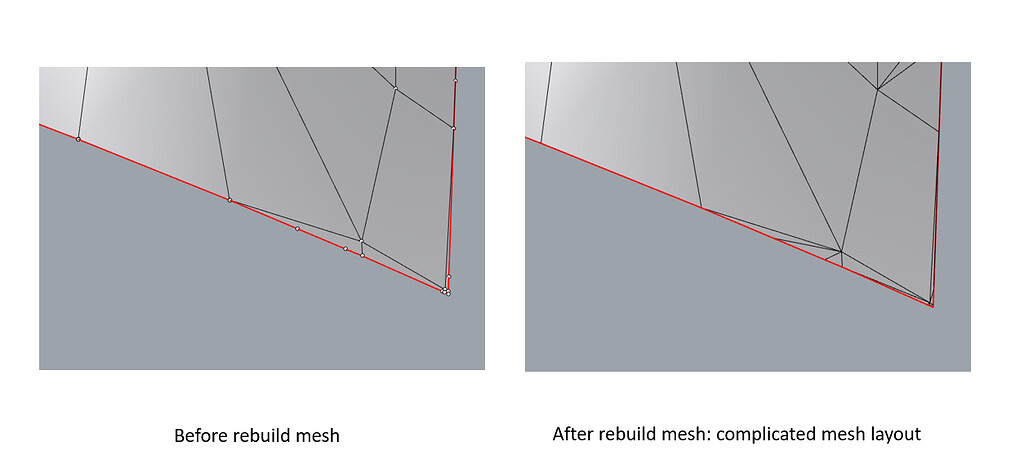 Delete mesh point on mesh edge - Rhino - McNeel Forum