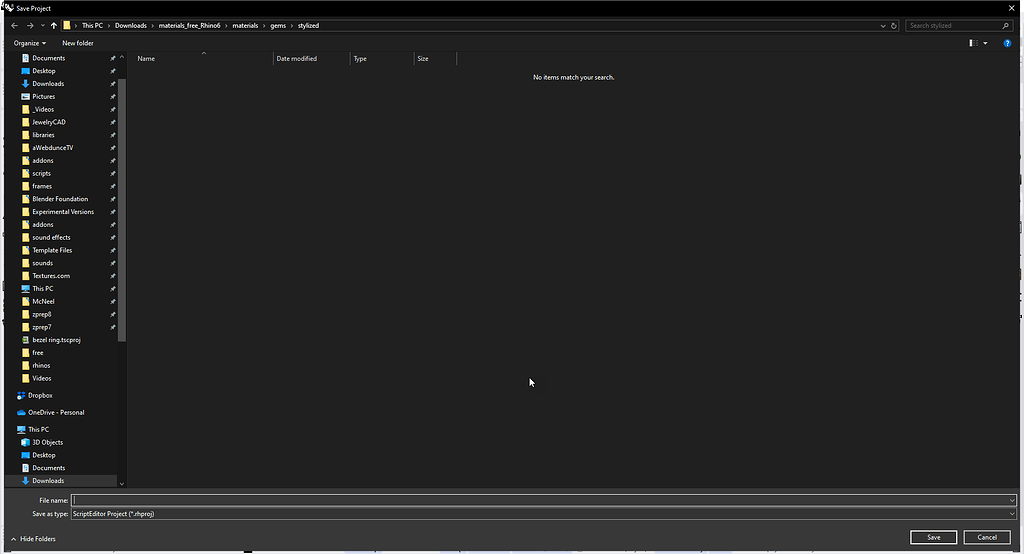 Save Window is Fullscreen, Not Resizeable (Edit: Was a Windows 10 Issue) - Rhino - McNeel Forum