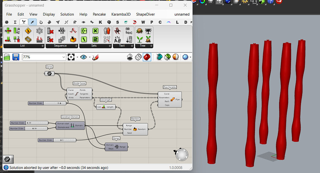 Randomize "pipe variable" across multiple lines - Grasshopper - McNeel Forum