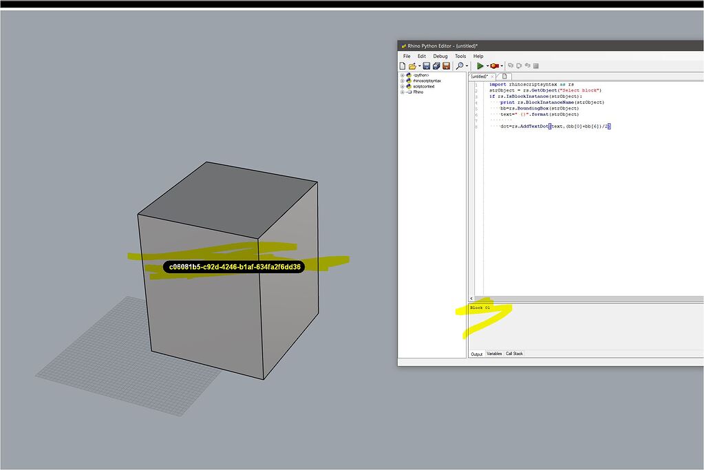 Blockinstancename As Dot Scripting Mcneel Forum