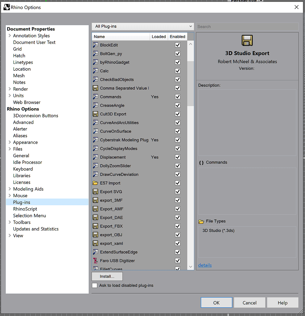 How To Disable The Loading Of Missing Scripts Rhino For Windows Mcneel Forum