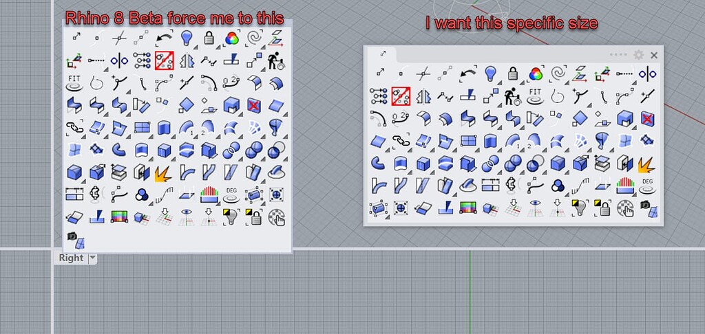 Rhino 8 Beta Middle mouse toolbar - Rhino for Windows - McNeel Forum
