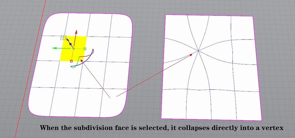 Subdivide collapsed edges, face functions - SubD - McNeel Forum