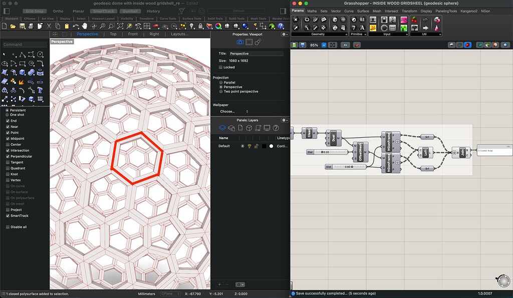 GEODESIC DOME Divide surfaces - Grasshopper - McNeel Forum