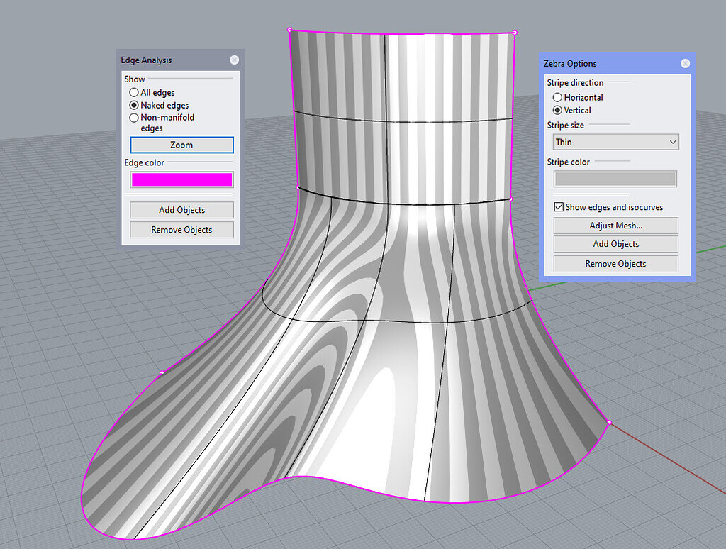 Question about mutiple subd continuity compared to nurbs - SubD - McNeel Forum