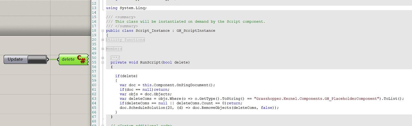 Delete PlaceHolder Component - Grasshopper - McNeel Forum