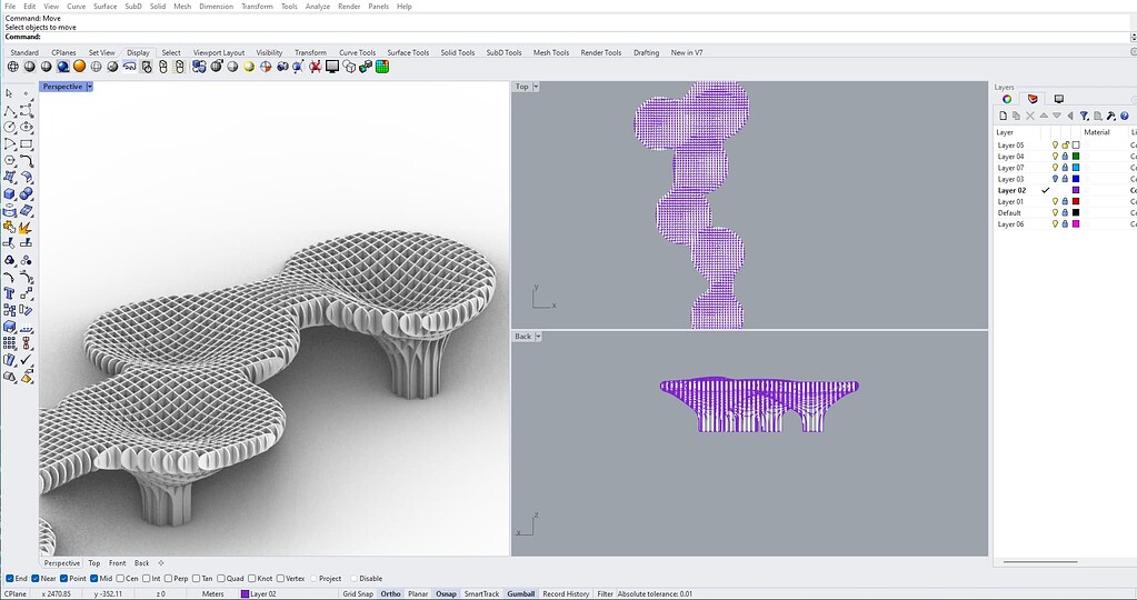Creating Drawings For Waffle Structure Opennest Mcneel Forum
