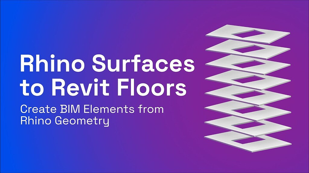 Create Revit Floors from Rhino Surfaces | Speckle🟦 - Plug Ins - McNeel ...