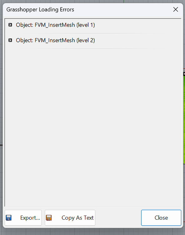 Grasshopper loading errors - Grasshopper - McNeel Forum