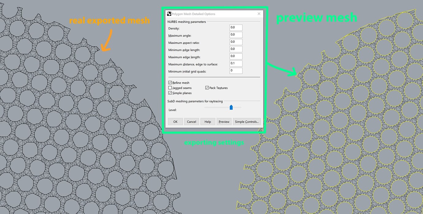 Export OBJ mesh issue - Rhino - McNeel Forum