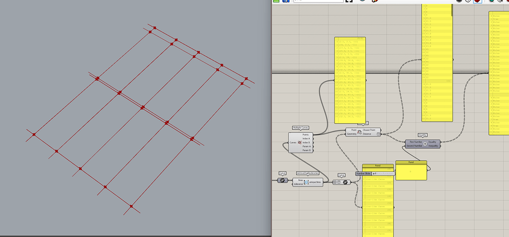 Split multiple lines with multiple points - Grasshopper - McNeel Forum Split multiple lines with multiple points - Grasshopper - McNeel Forum
