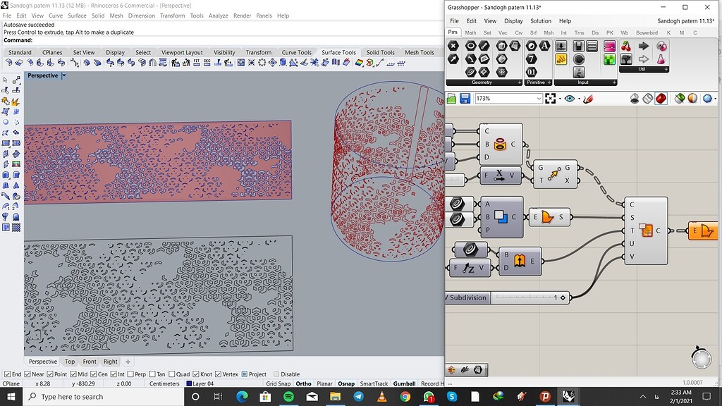 Map to surface - Grasshopper - McNeel Forum