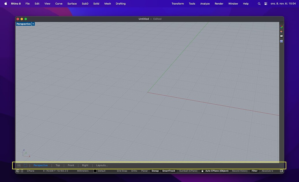 Hide Viewport Tabs Rhino For Mac Mcneel Forum