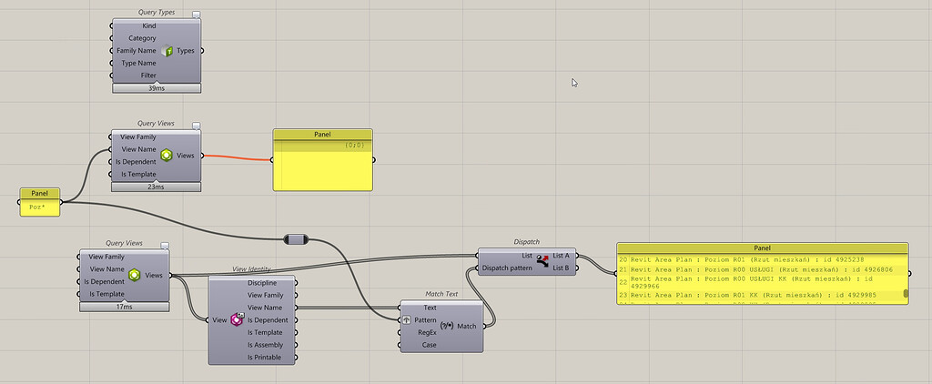 WISH: Query components built-in pattern/regex search - Revit - McNeel Forum