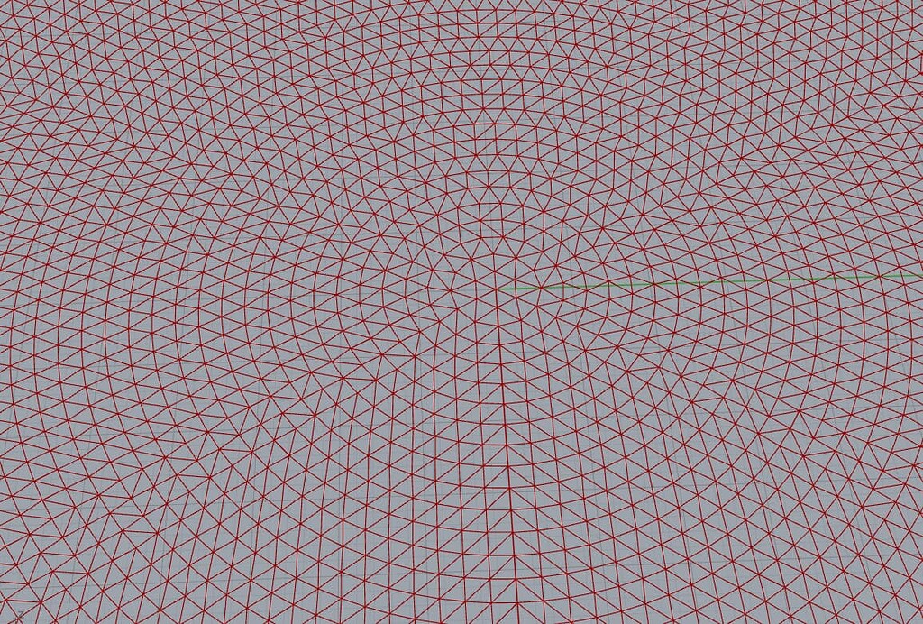 Uniformly spaced circle mesh has some artifacts (python) - Grasshopper ... Uniformly spaced circle mesh has some artifacts (python) - Grasshopper ...