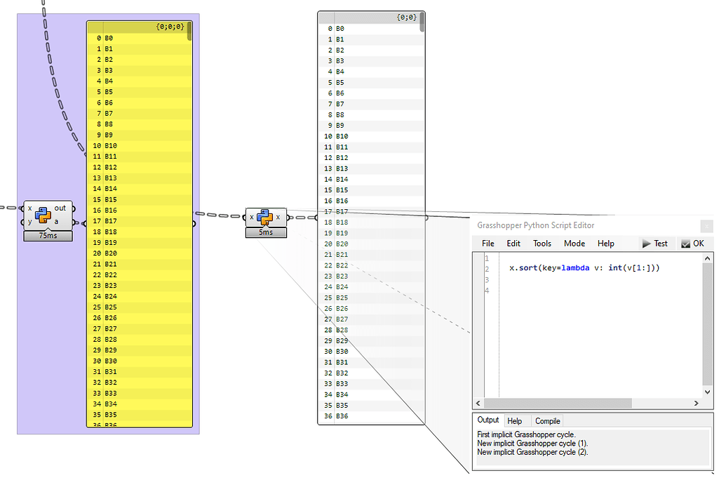 Sort Alphanumeric String In Python Grasshopper McNeel Forum