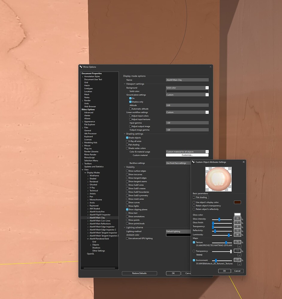 [Feedback] Rh8 Bump Option to Display Mode Custom Material 4 All Objects - Rhino for Windows ...