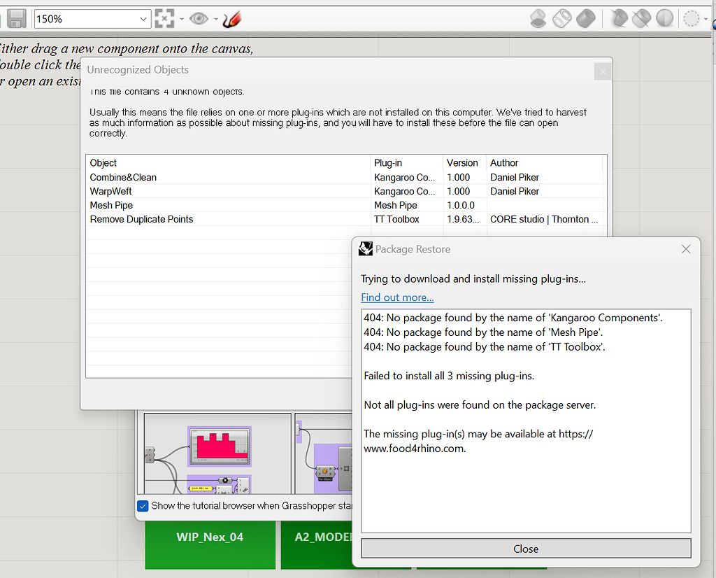Missing Components - Grasshopper - McNeel Forum