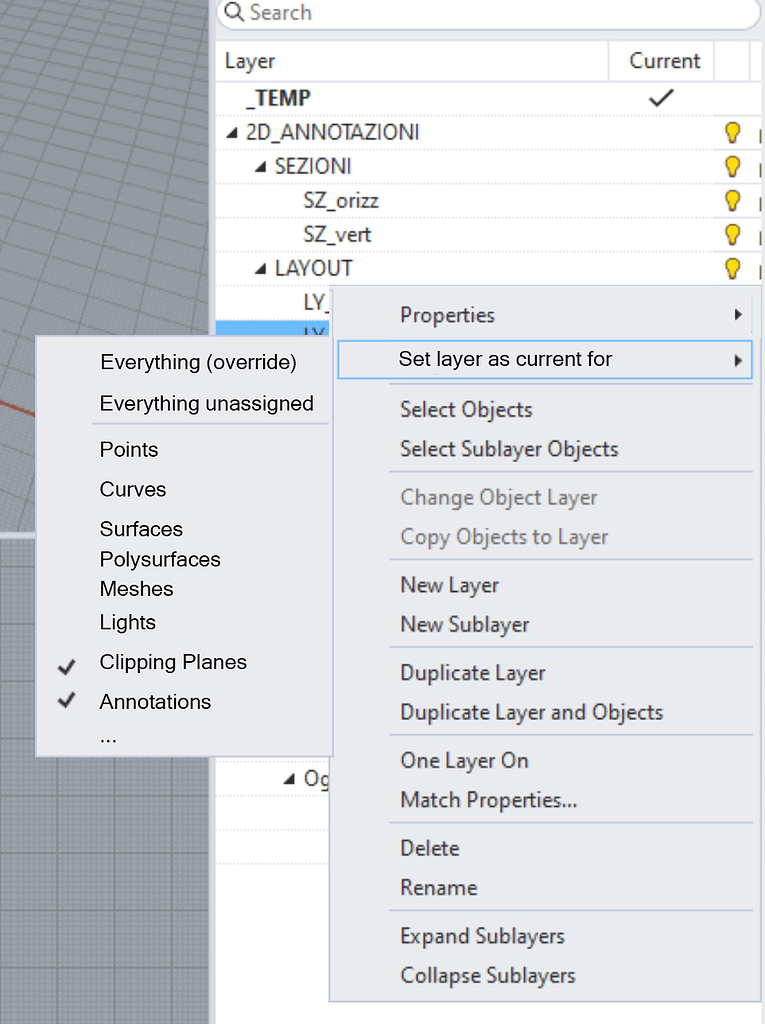 Feature Request: Current Layer "by Type" - Rhino - McNeel Forum