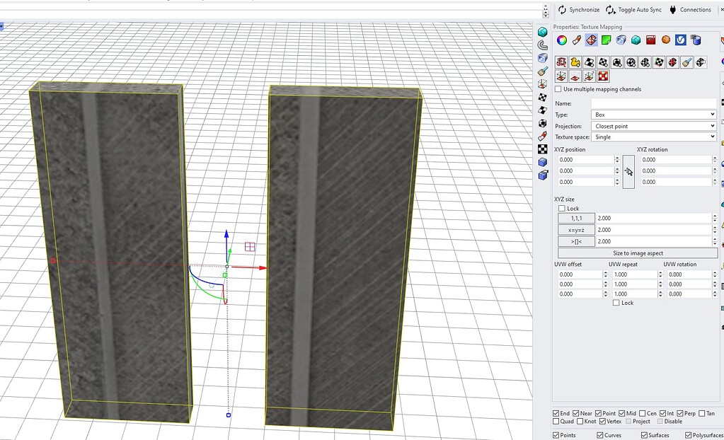 Failure to Match UVs of objects - Rendering - McNeel Forum