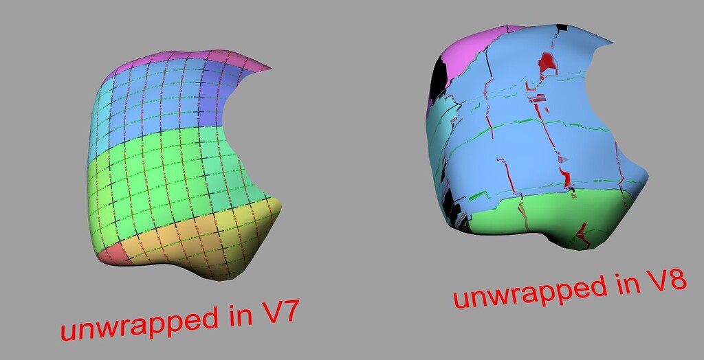 V8 UV unwrap bug? - Rendering - McNeel Forum