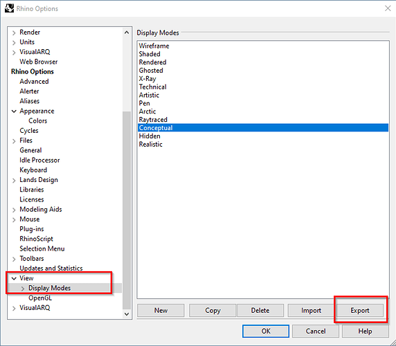 Section Fill Properties in Conceptual View Mode - VisualARQ - McNeel Forum