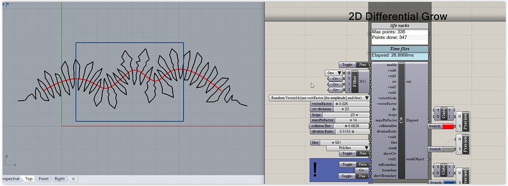 How to create a growth simulation boundary on Grasshopper? - Grasshopper - McNeel Forum