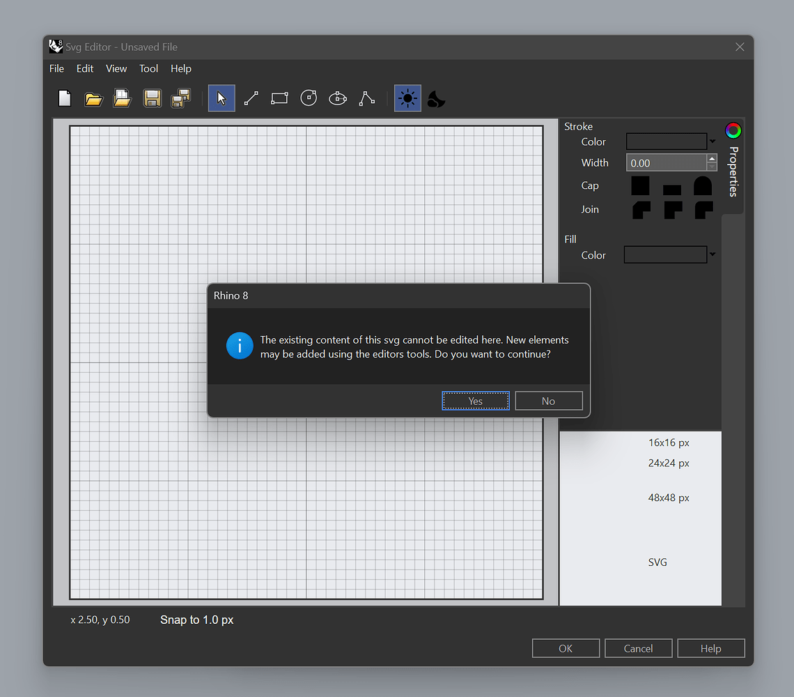 Rhino script editor parameter presets not working since June - Yak ...