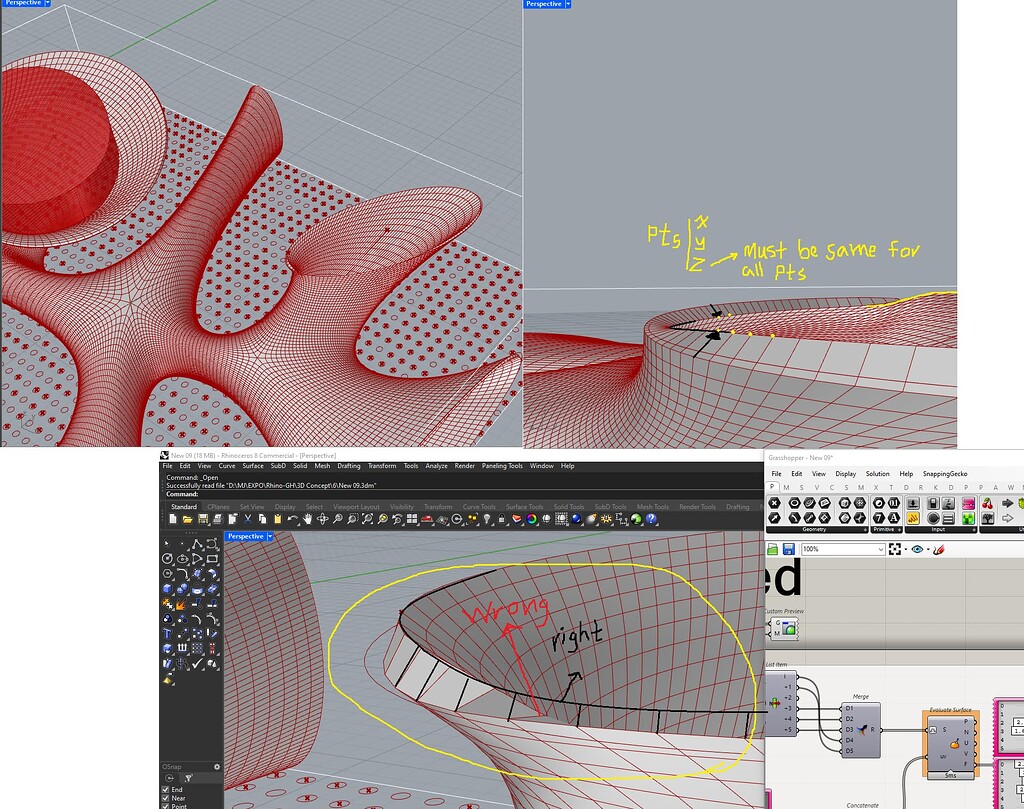 How to fix the thicken mesh that twisted in the process of thickening - Grasshopper - McNeel Forum