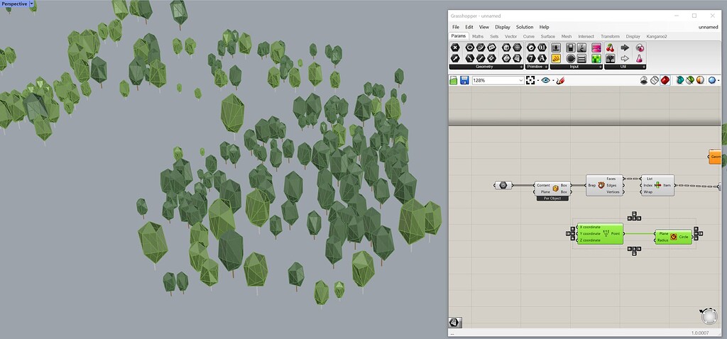 From 3d trees to 2d simplified circles - Grasshopper - McNeel Forum