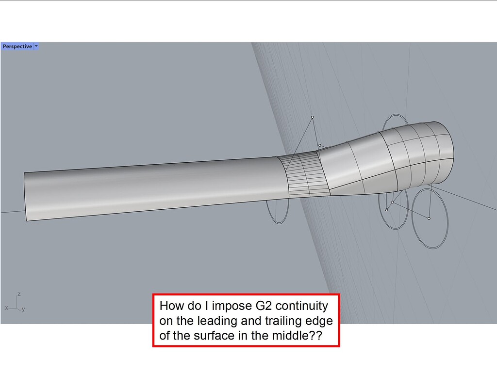 How do I impose G2 continuity on two edges of a surface? - Rhino for Windows - McNeel Forum