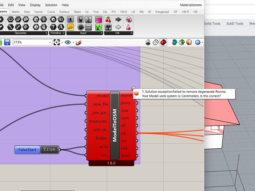 Model to OSM issue - Grasshopper - McNeel Forum