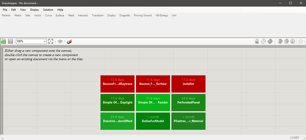 Grasshopper Not Displaying Plug Ins And User Objects Grasshopper