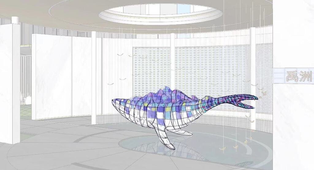 The model is processed into a quadrilateral segmentation model ...