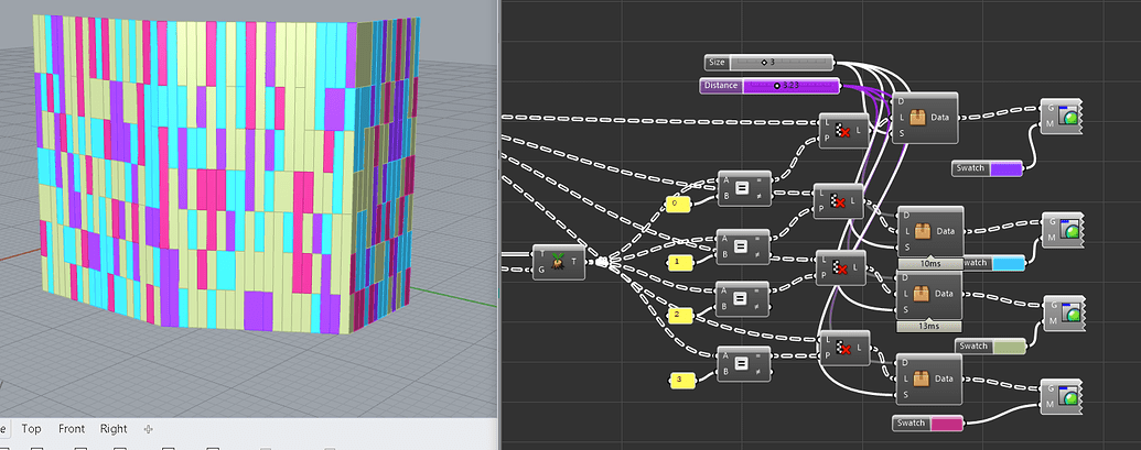 How to link random panels considering some criterias? - Grasshopper ...