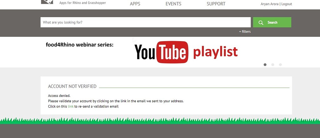 Cannot access Food4rhino - food4Rhino - McNeel Forum