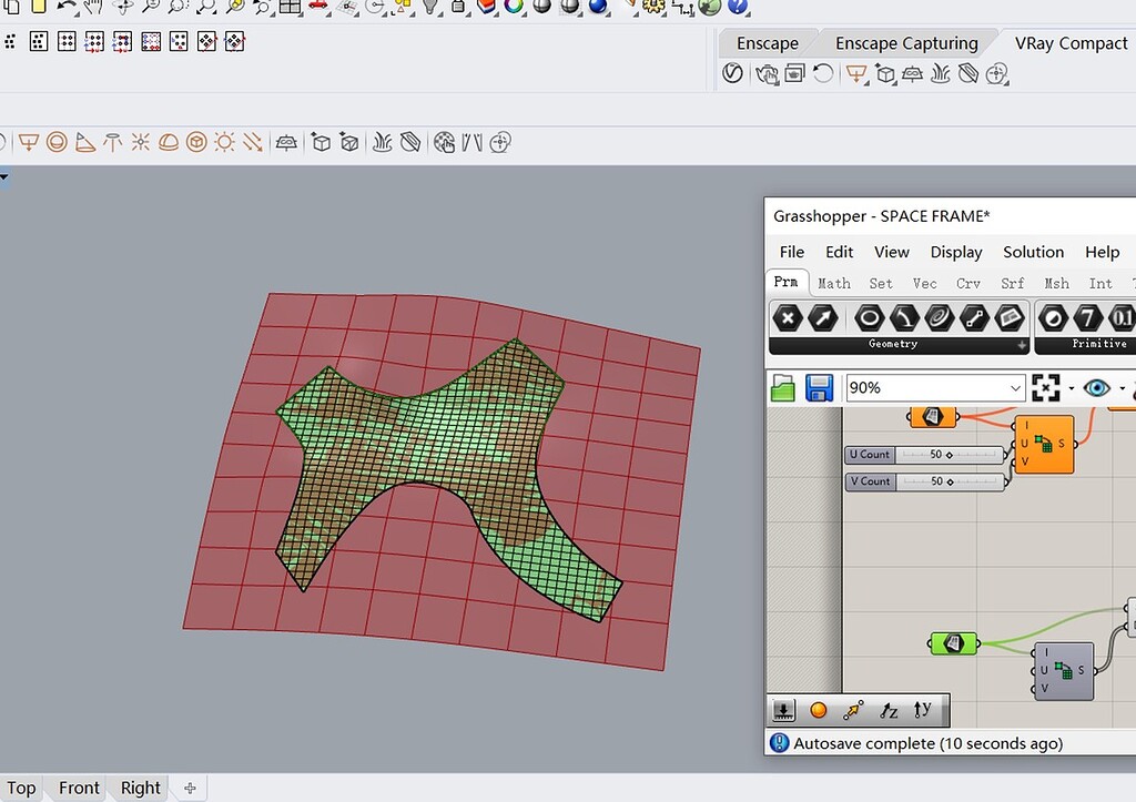How to do space frame on patch structure - Grasshopper - McNeel Forum