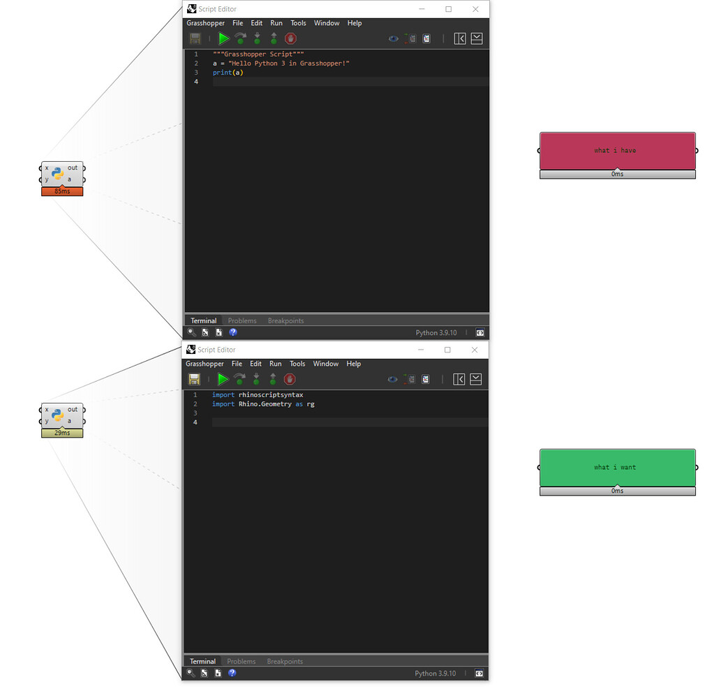 Change Default Content of Python Script Editor - Grasshopper - McNeel Forum