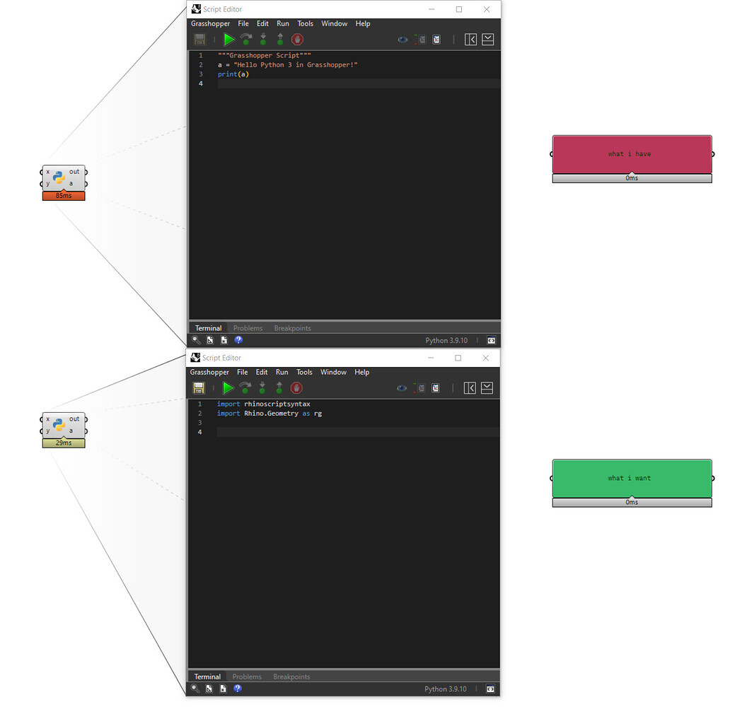 Change Default Content of Python Script Editor - Grasshopper - McNeel Forum