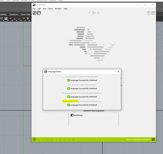 Rhino 8 And Python Support Scripting Mcneel Forum