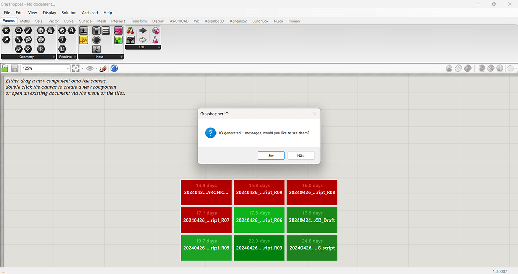 GH script doesn't open I can lose my entire work - Grasshopper Event ...