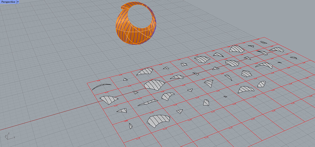 I need a help wrapping arrayed lines on a spherical shape - Grasshopper ...