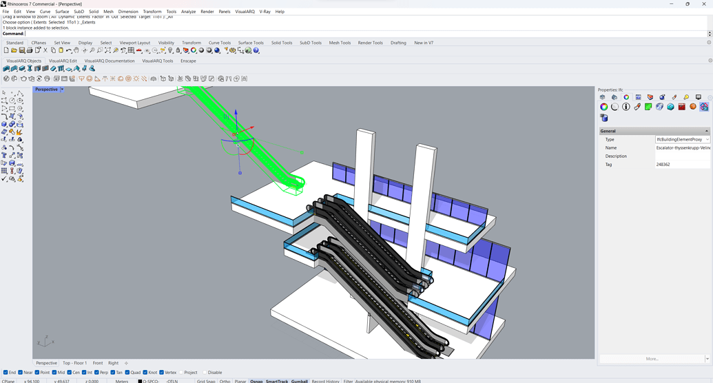 How to get a escalator in VisualArq Revit - VisualARQ - McNeel Forum