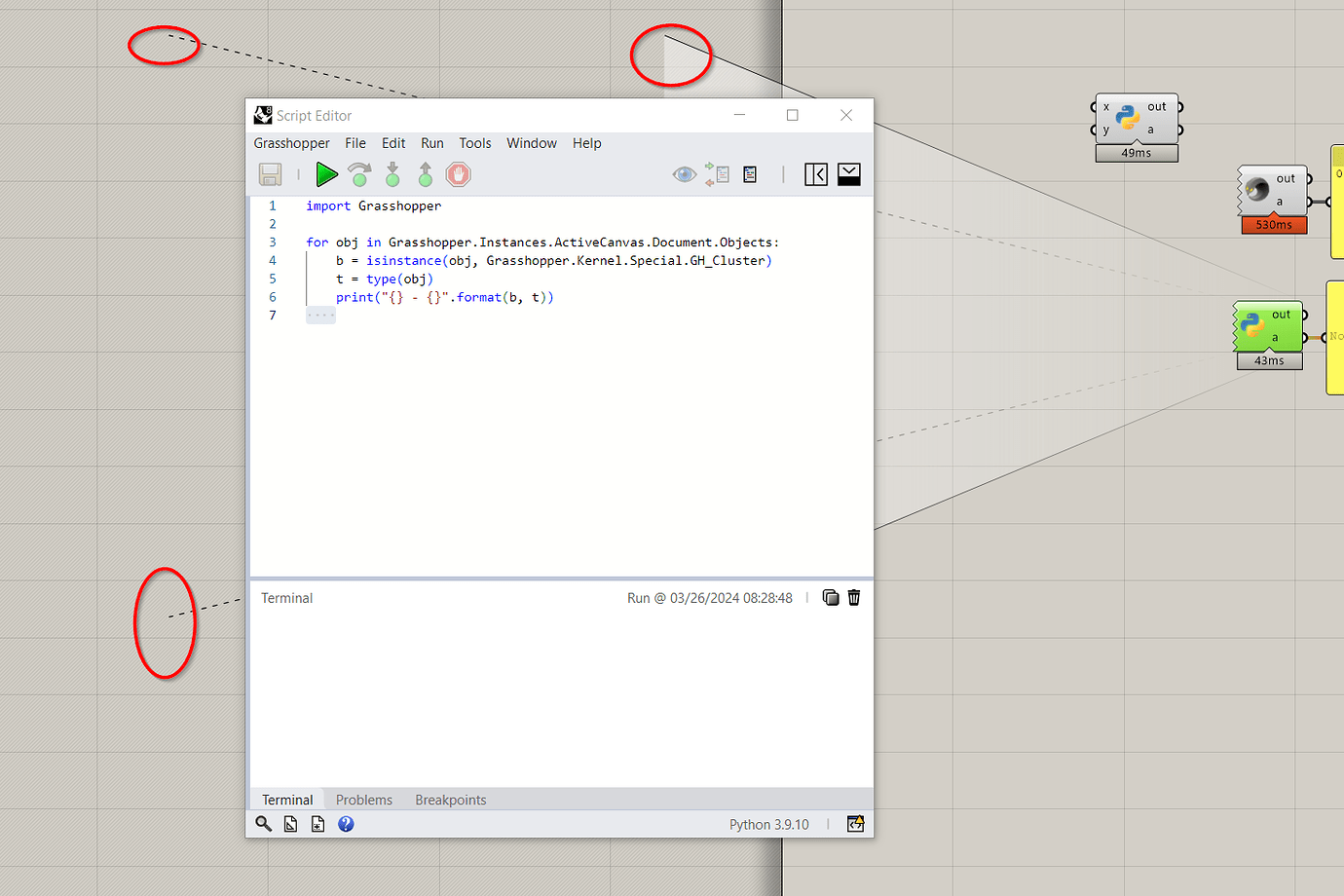 How to access Cluster objects' content with Python3 - Grasshopper - McNeel Forum